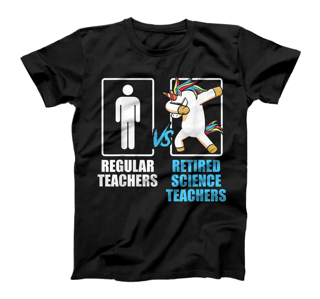 Retired Science Teacher Unicorn School Retirement Gift T-Shirt